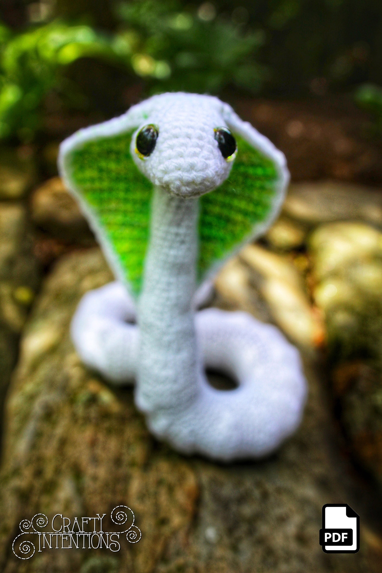 Winged Snake Crochet Amigurumi Pattern DIGITAL PDF by Crafty Intentions ...