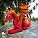 Small Eastern Dragon Crochet Amigurumi Pattern DIGITAL PDF by Crafty ...