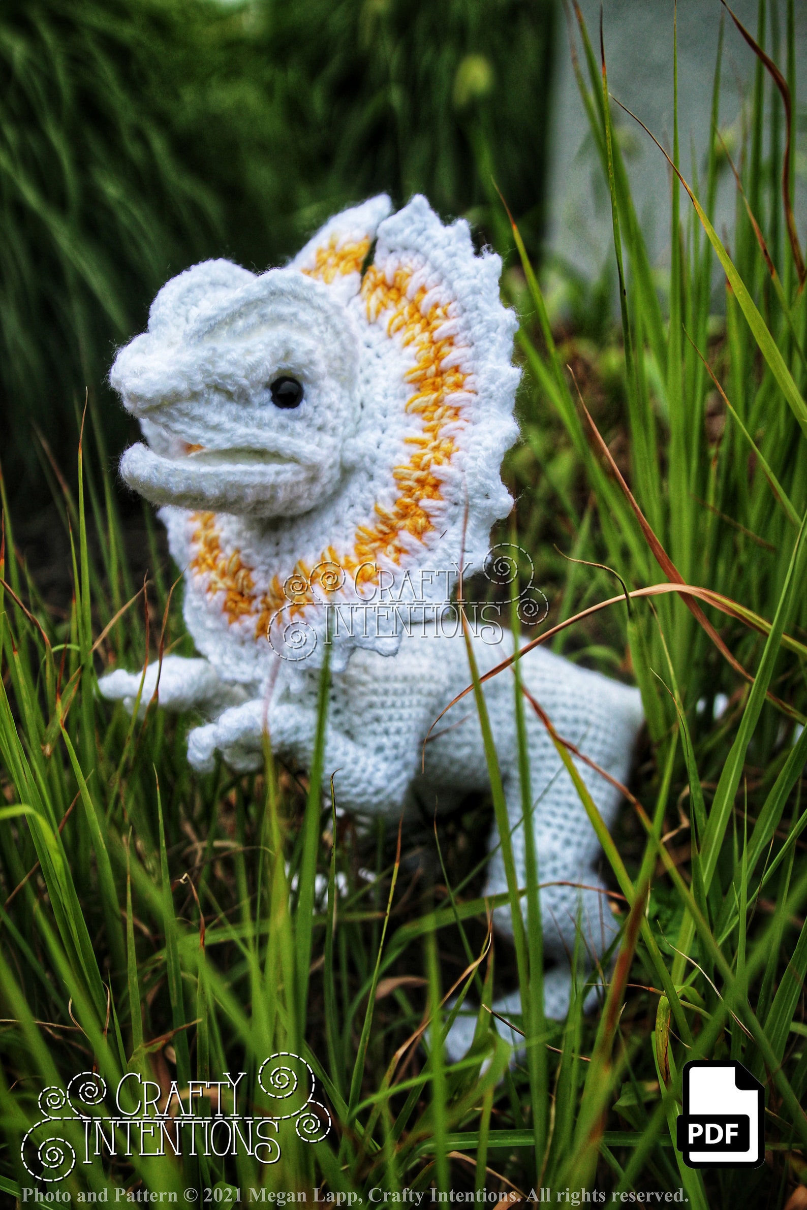 Dilophosaurus Crochet Pattern by Crafty Intentions DIGITAL PDF ...