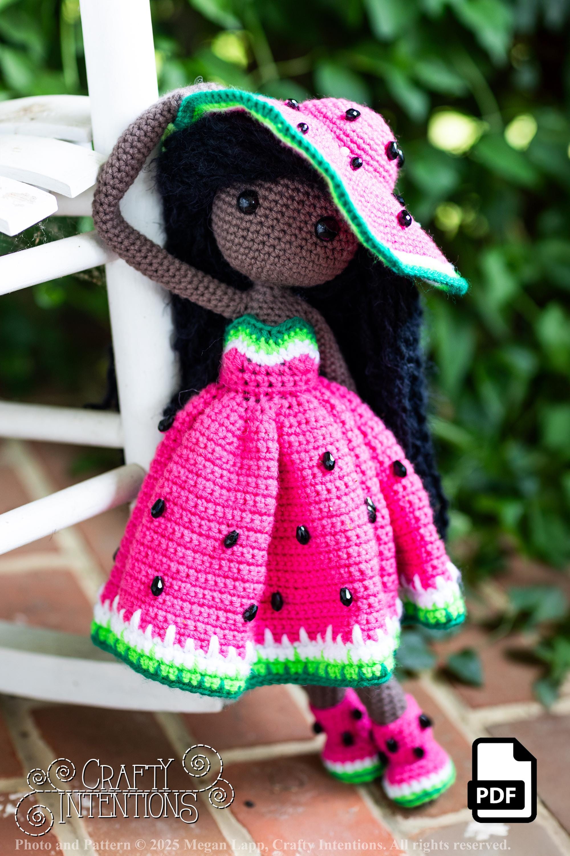 Doll Add-on: Watermelon Doll Crochet Pattern by Crafty Intentions ...