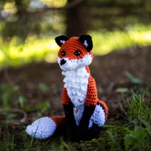 Small Sitting Fox Crochet Pattern by Crafty Intentions Downloadable ...