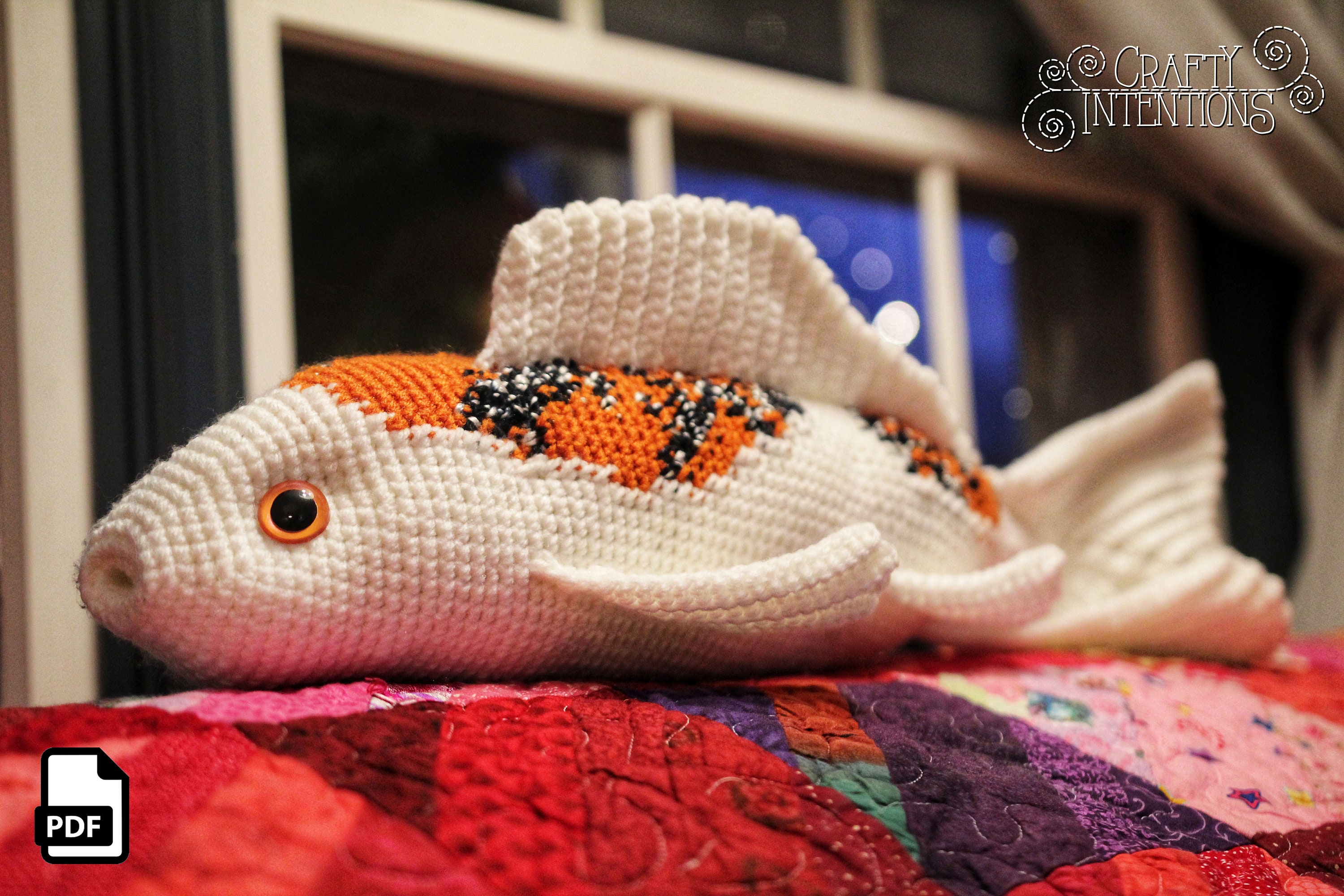 Koi Fish Crochet Amigurumi Pattern DIGITAL PDF by Crafty - Etsy