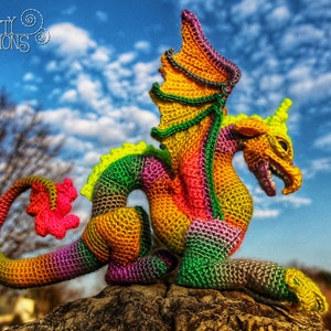 Small Eastern Dragon Crochet Amigurumi Pattern DIGITAL PDF by Crafty ...
