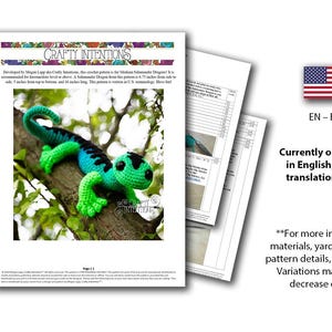 Medium Fantasy Salamanders Set 1 Crochet Pattern by Crafty Intentions ...