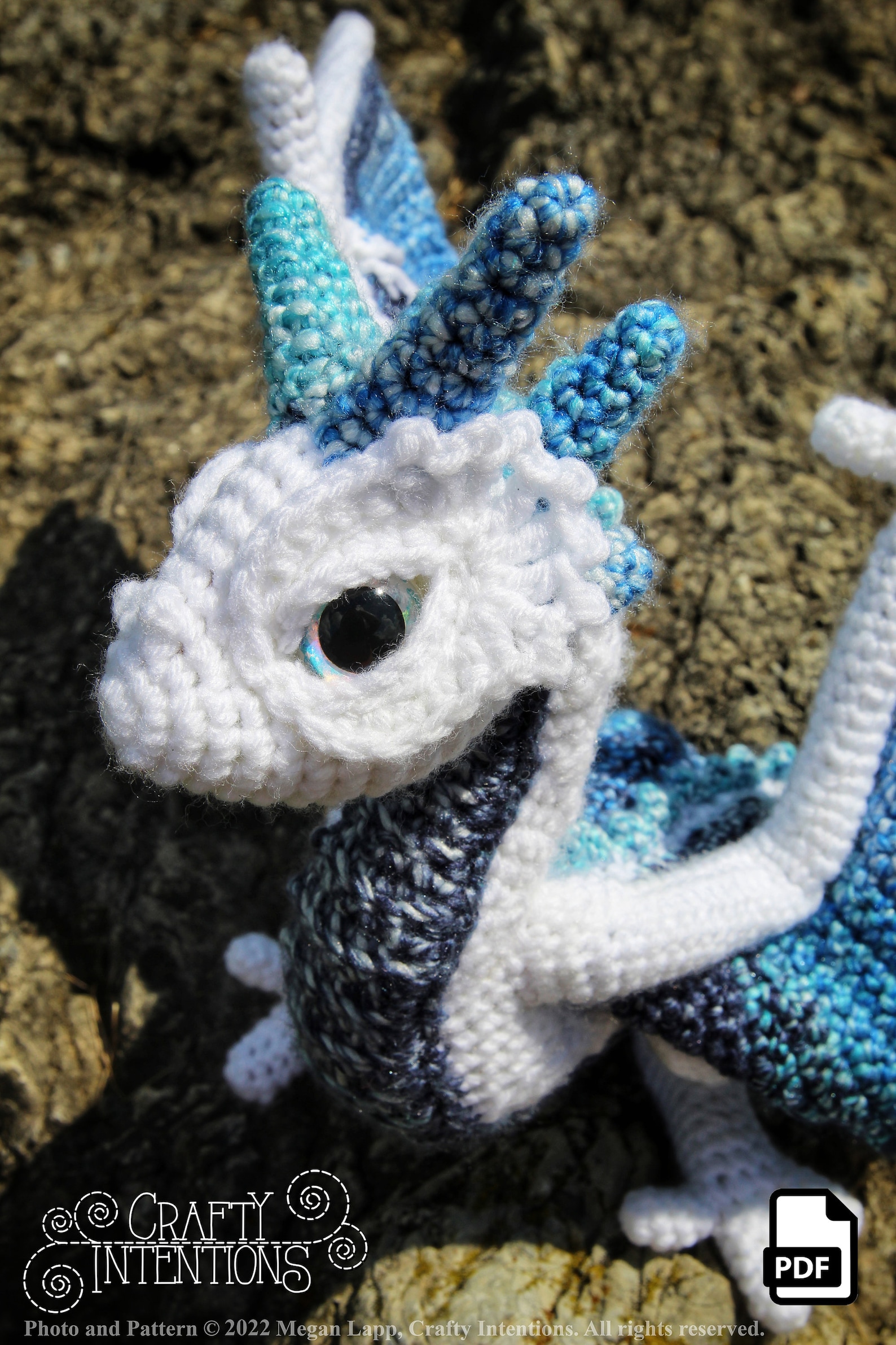 Medium Wyvern Crochet Pattern by Crafty Intentions - Etsy
