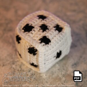 6-side Dice Crochet Pattern by Crafty Intentions Downloadable DIGITAL ...