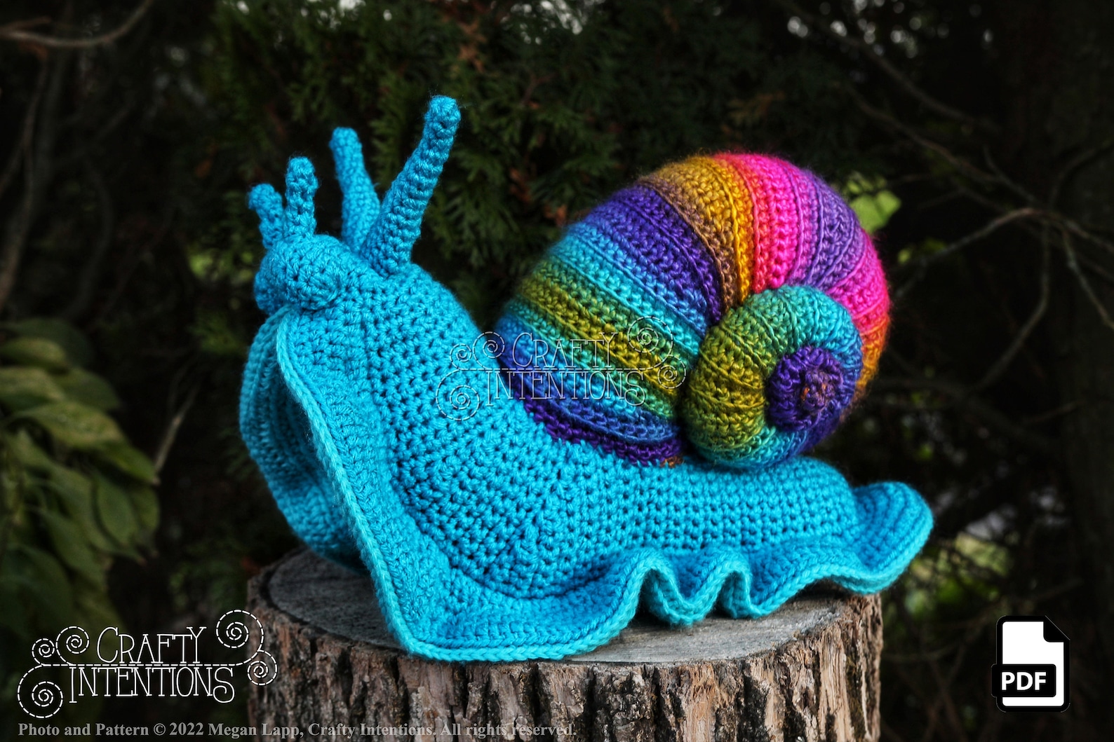 Add-on Round Snail Shell for Giant and Medium Snails Crochet - Etsy