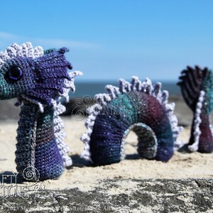 Medium Submerged Sea Serpent Crochet Pattern by Crafty Intentions ...