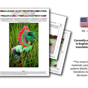 Dilophosaurus Crochet Pattern by Crafty Intentions DIGITAL PDF ...