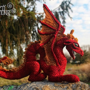 Small Eastern Dragon Crochet Amigurumi Pattern DIGITAL PDF by Crafty ...