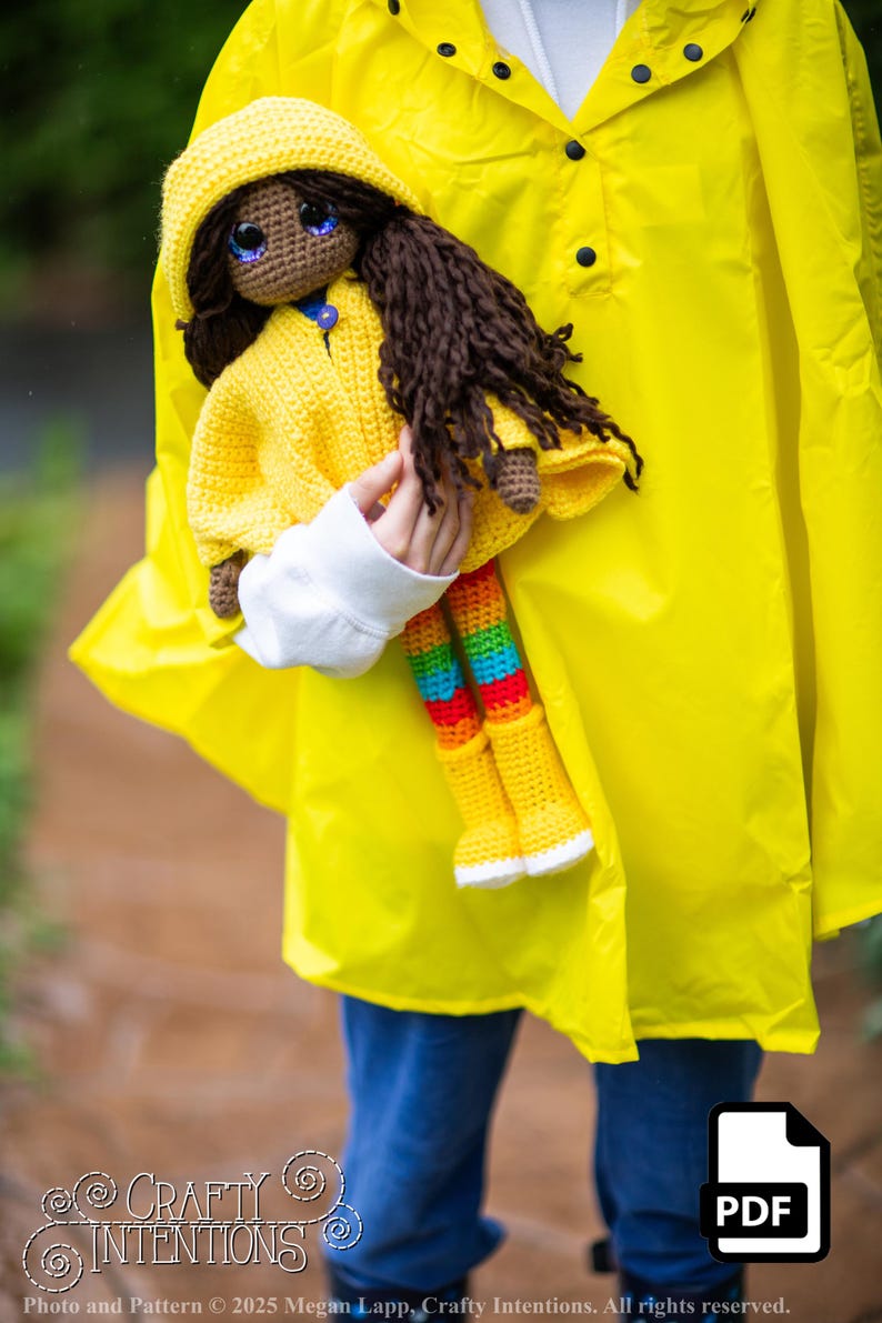 Doll Add-on: Rainy Days Crochet Pattern by Crafty Intentions ...