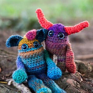 Small Cylinder Monsters Crochet Pattern by Crafty Intentions ...