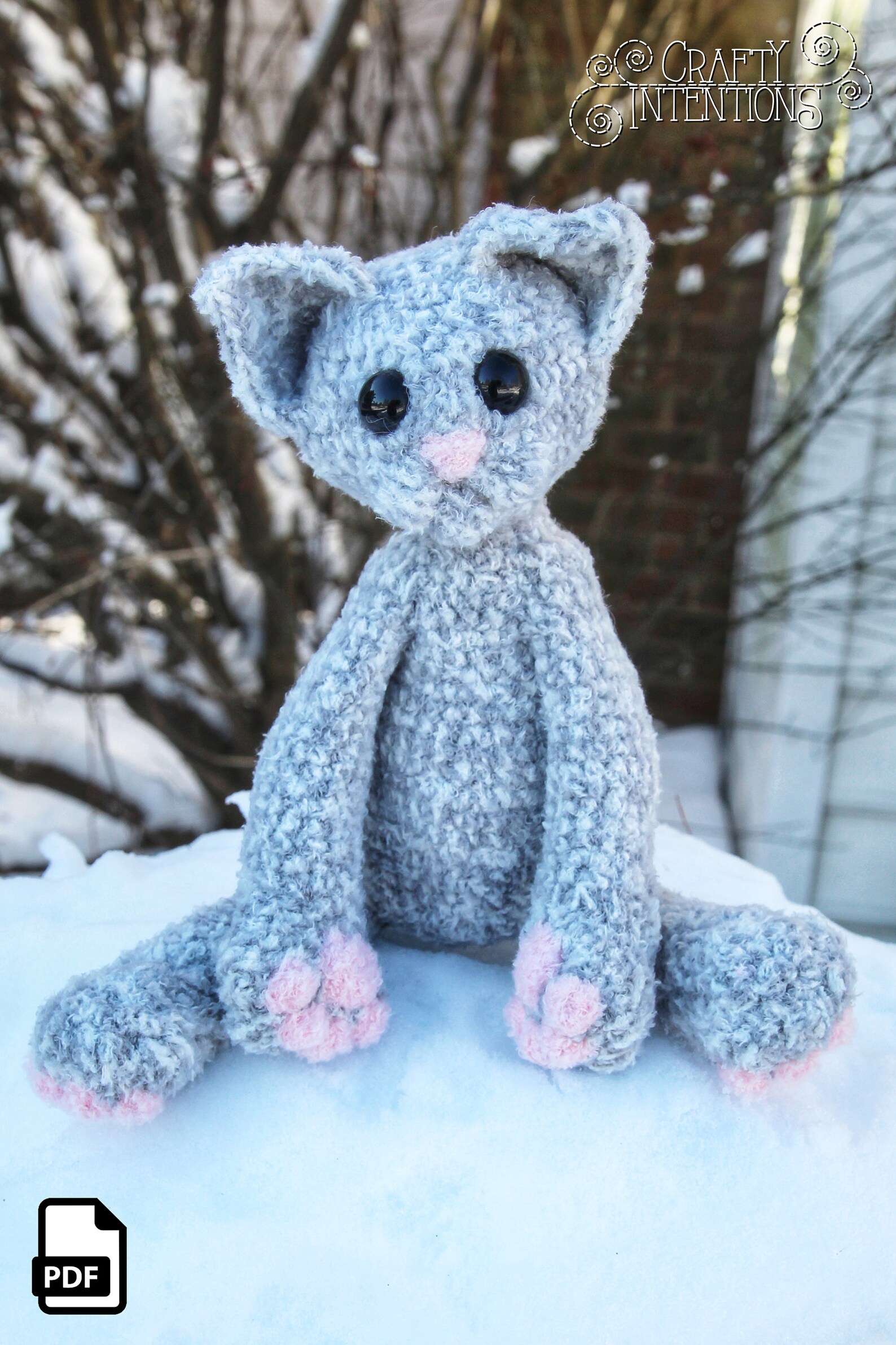 Wizard Kitten Amigurumi Crochet Pattern DIGITAL PDF by Crafty ...