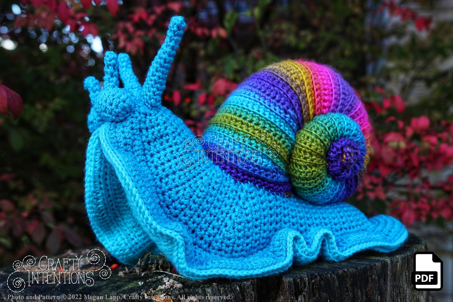 Add-on Round Snail Shell for Giant and Medium Snails Crochet - Etsy