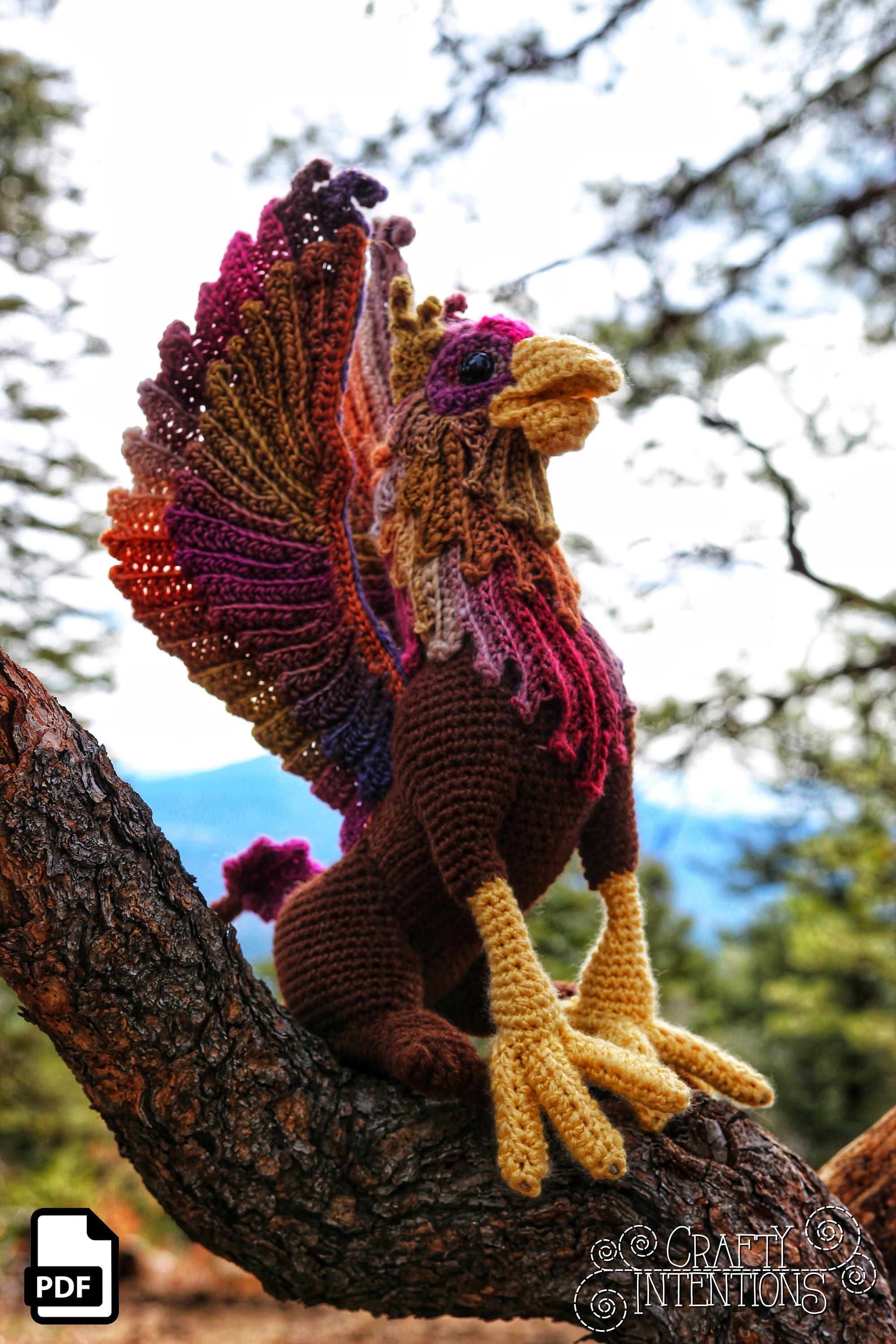 Griffin Crochet Amigurumi Pattern DIGITAL PDF by Crafty | Etsy