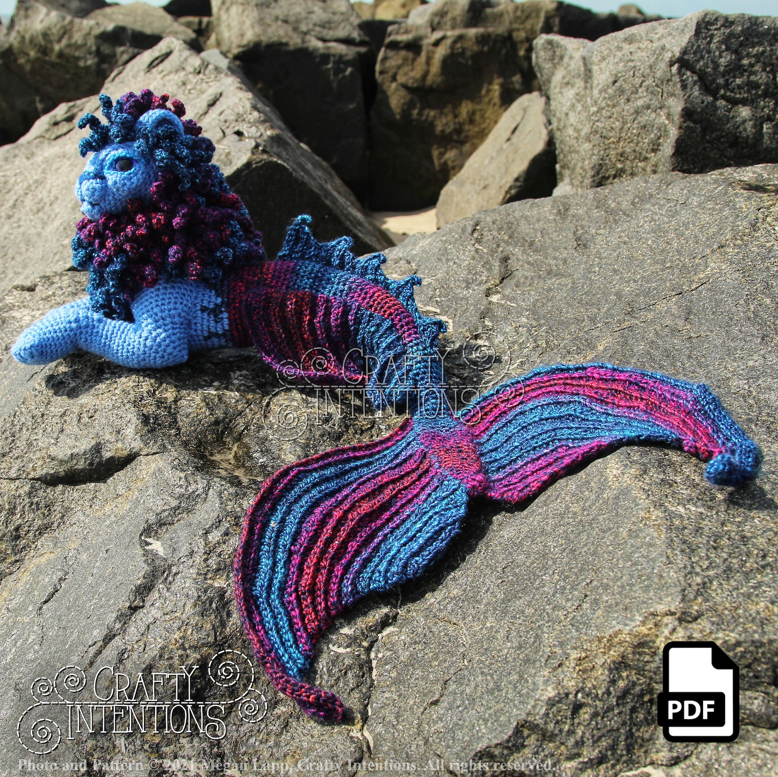 Add-on Merlion Tails and Fins Crochet Pattern by Crafty Intentions ...