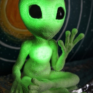 Alien Crochet Amigurumi Pattern DIGITAL Download PDF by Crafty ...