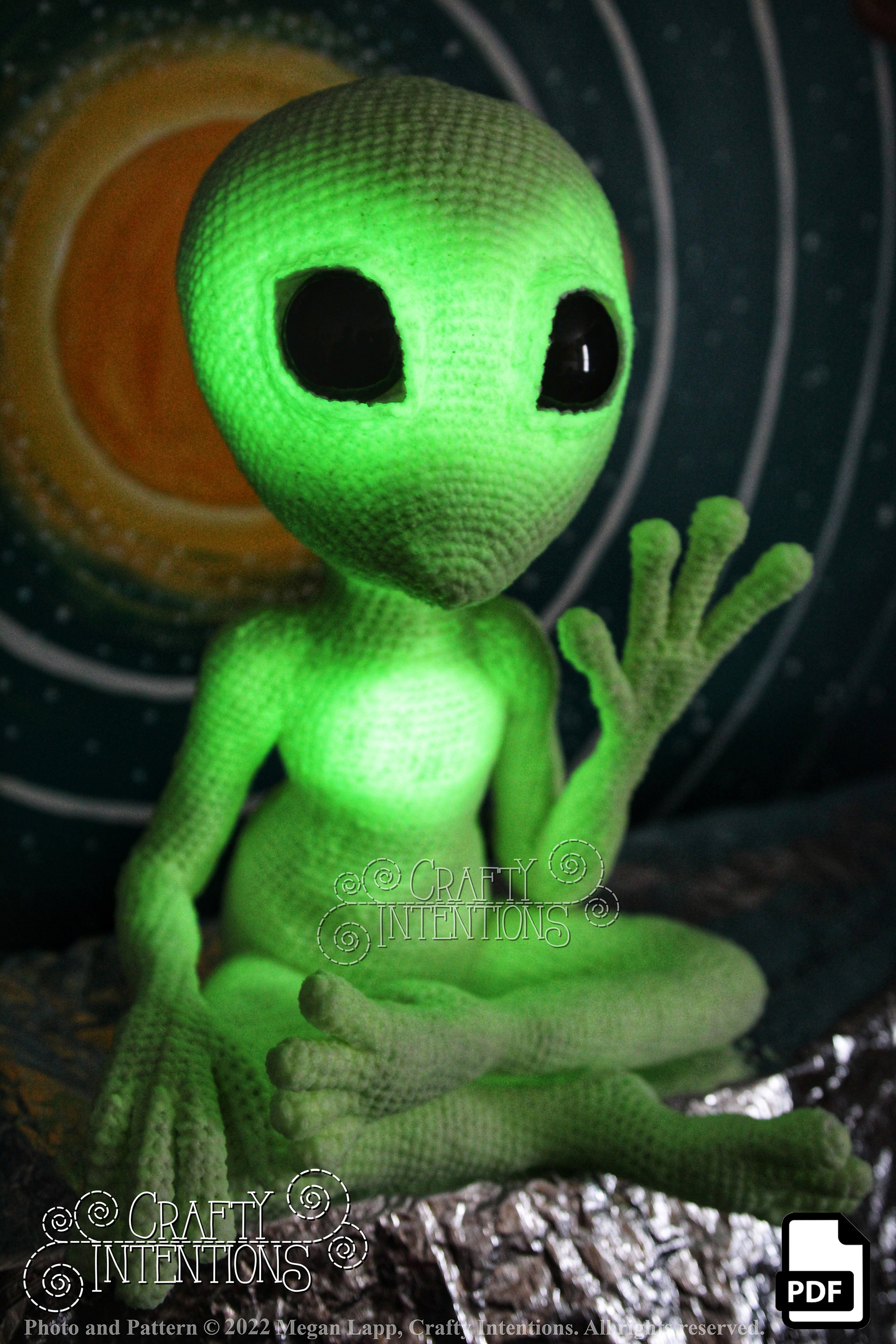 Alien Crochet Amigurumi Pattern DIGITAL Download PDF by Crafty - Etsy