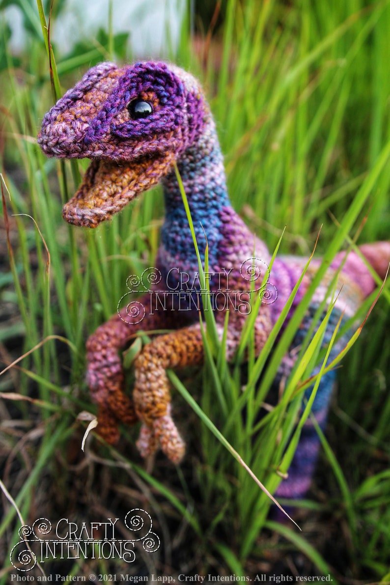 Velociraptor Pattern by Crafty Intentions DIGITAL PDF - Etsy