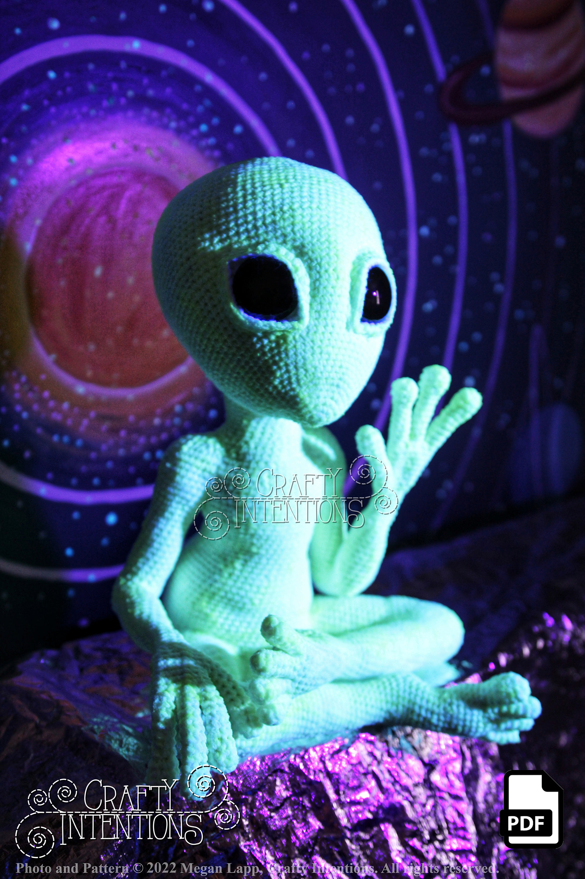Alien Crochet Amigurumi Pattern DIGITAL Download PDF by Crafty - Etsy