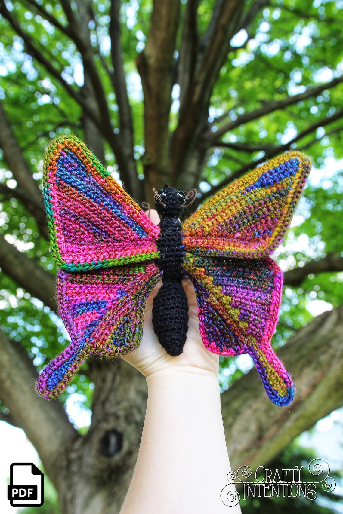 Butterfly Crochet Amigurumi Pattern DIGITAL PDF by Crafty - Etsy