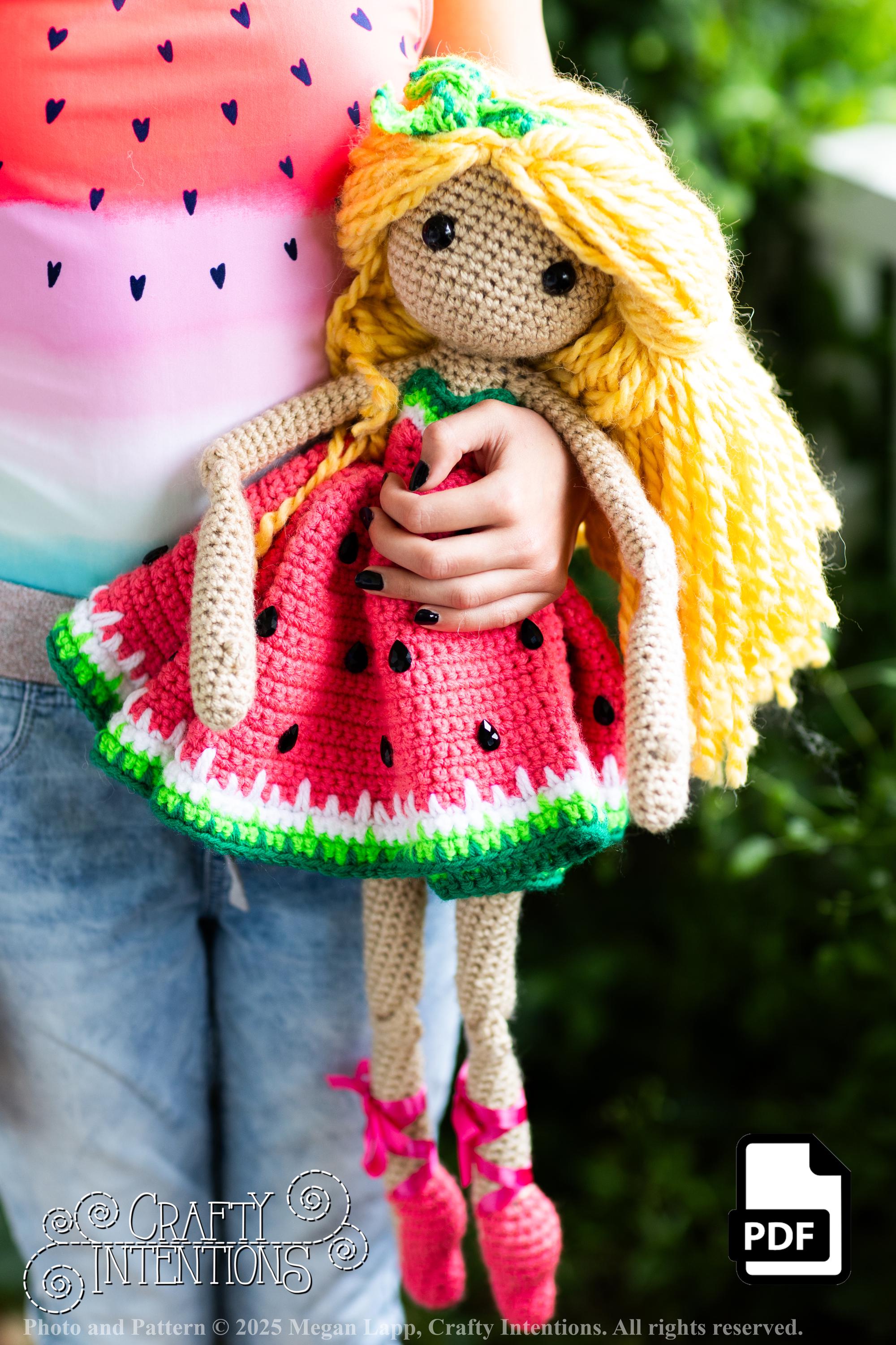 Doll Add-on: Watermelon Doll Crochet Pattern by Crafty Intentions ...