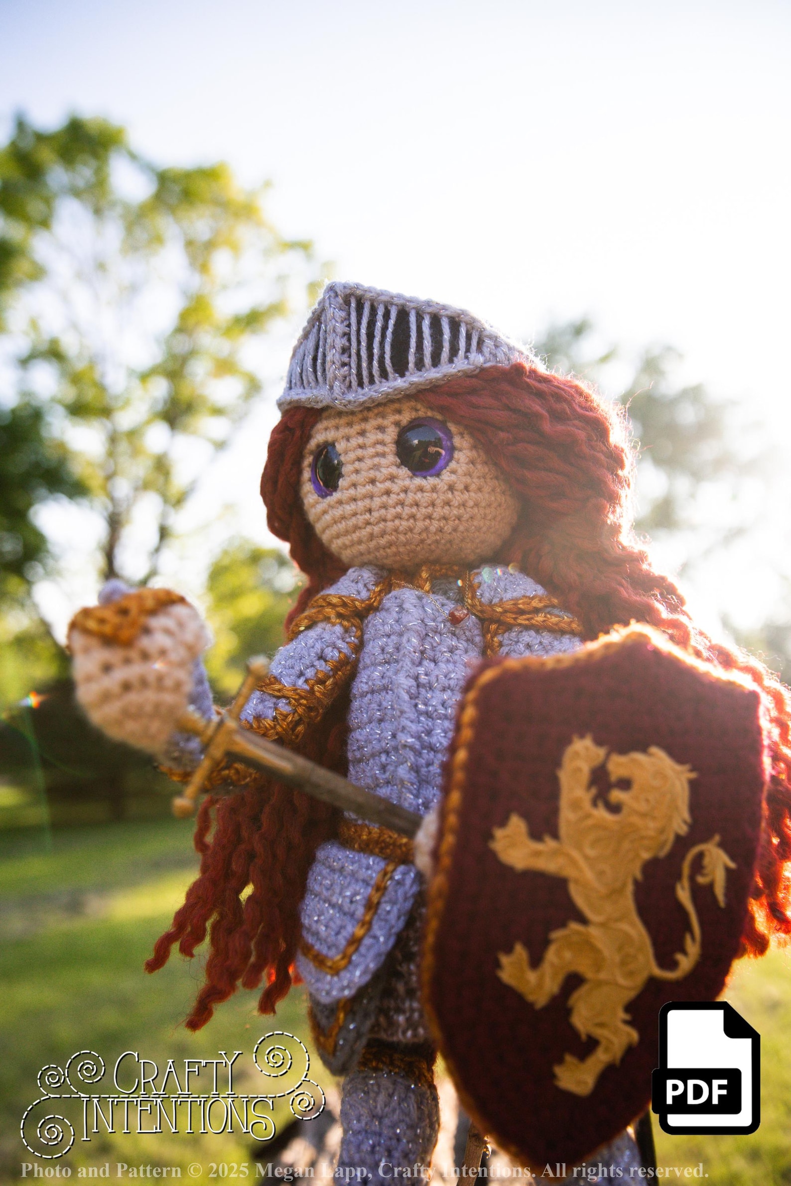 Doll Add-on: Knight Doll Crochet Pattern by Crafty Intentions ...