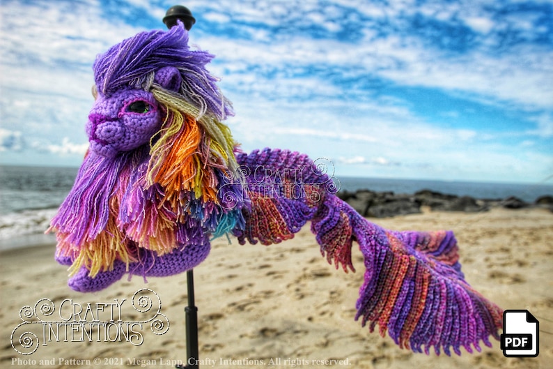 Add-on Merlion Tails and Fins Crochet Pattern by Crafty Intentions ...