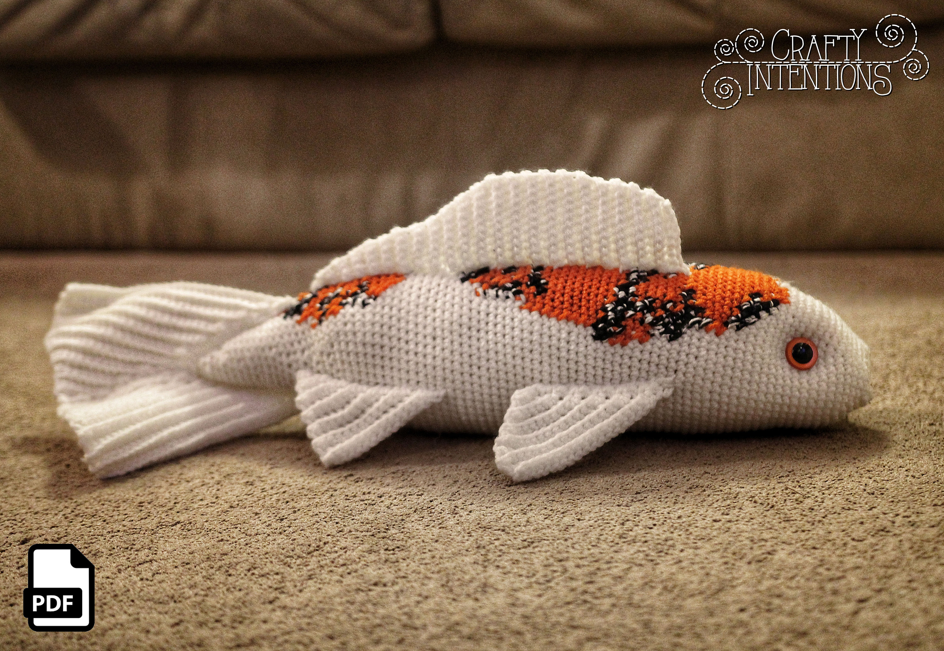 Koi Fish Crochet Amigurumi Pattern DIGITAL PDF by Crafty - Etsy