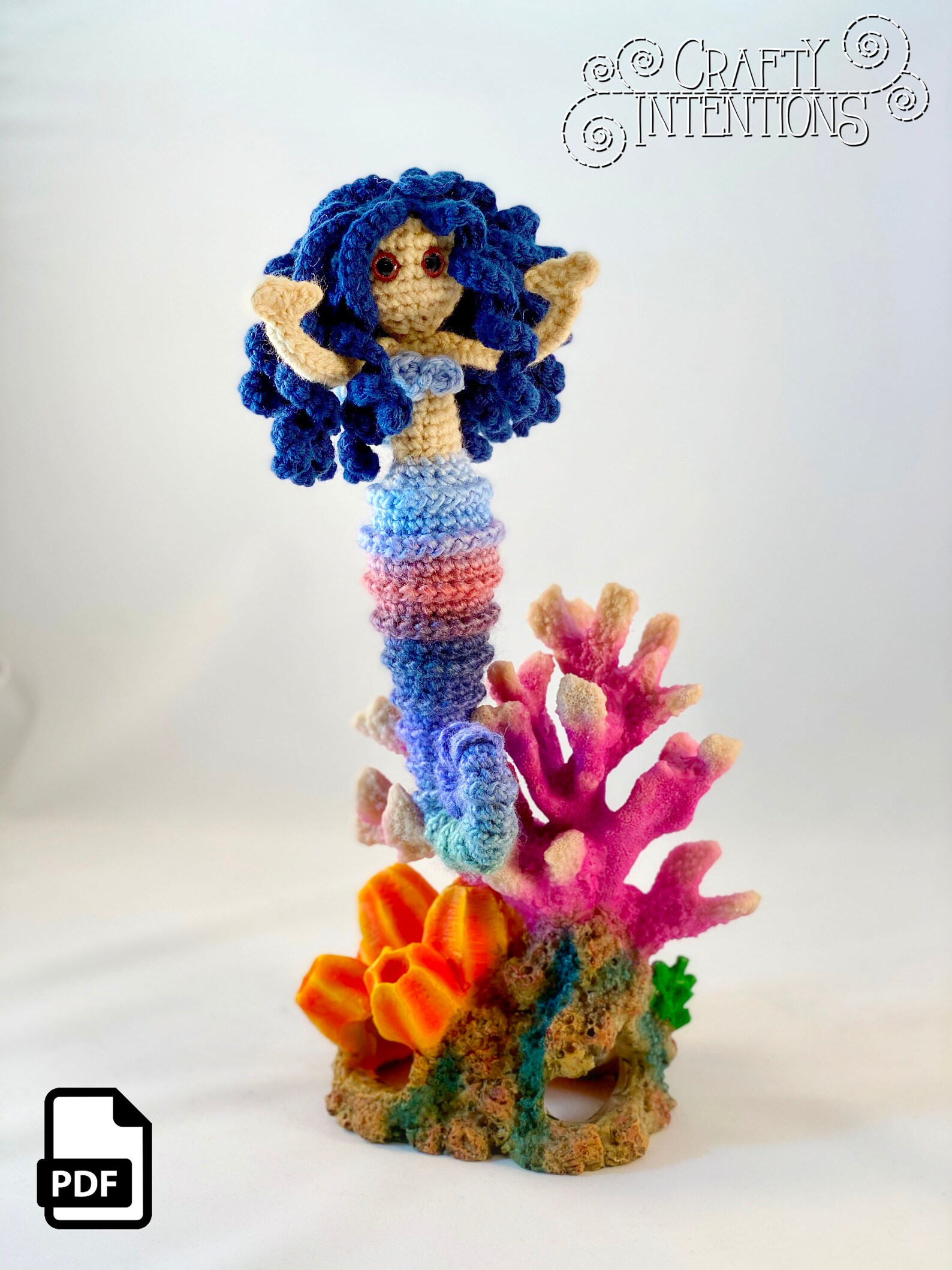 5 Little Mermaids: Goldfish, Shark, Manta Ray, Seahorse, Traditional ...