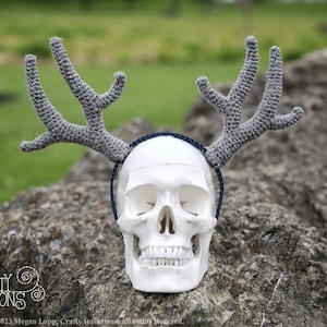Wearable Antlers Set 4 Crochet Pattern by Crafty Intentions ...