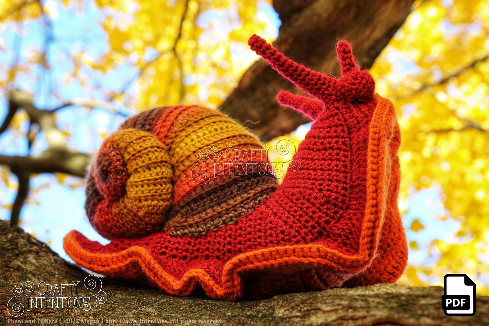 Add-on Round Snail Shell for Giant and Medium Snails Crochet - Etsy