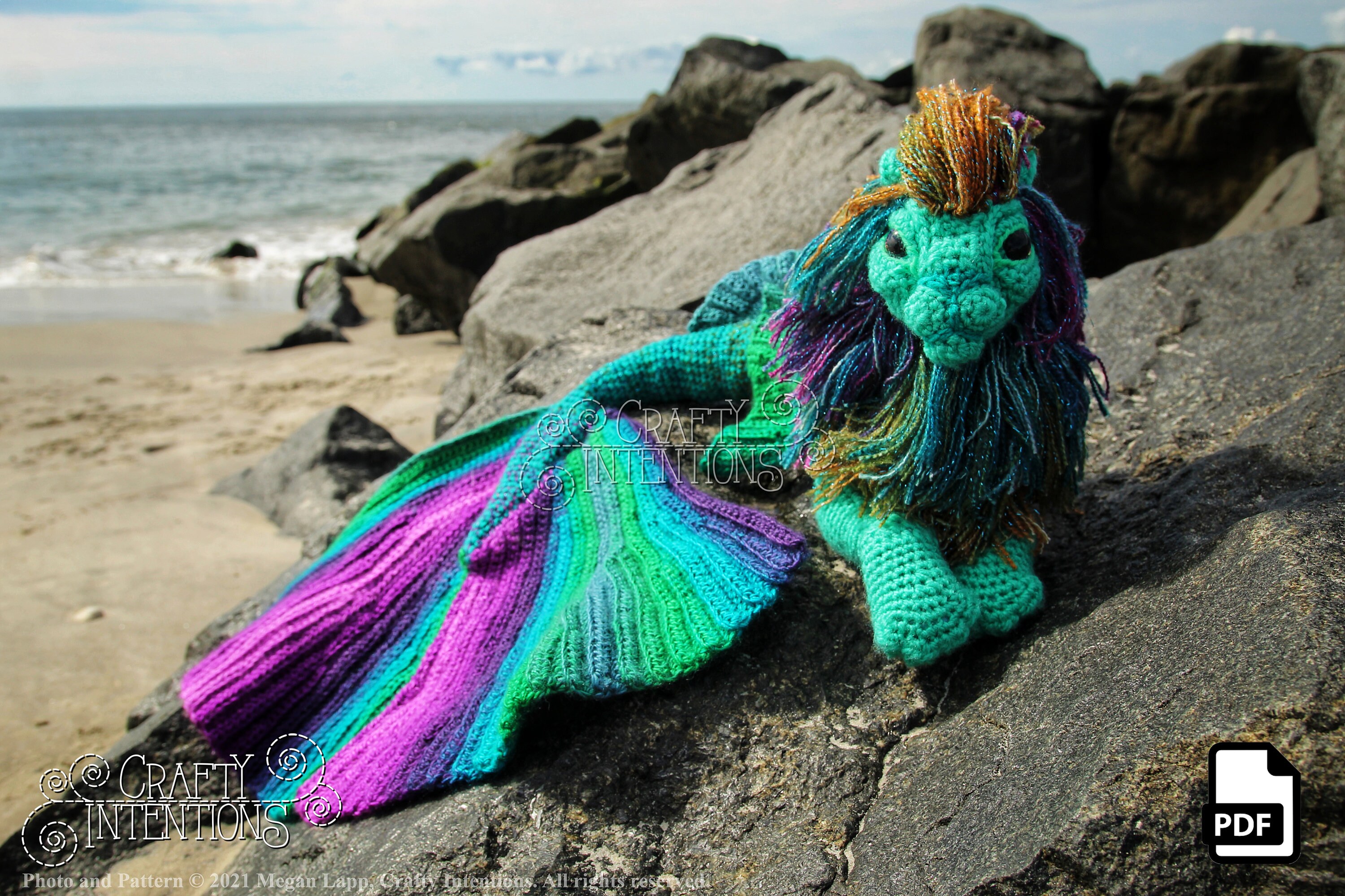 Add-on Merlion Tails and Fins Crochet Pattern by Crafty Intentions ...