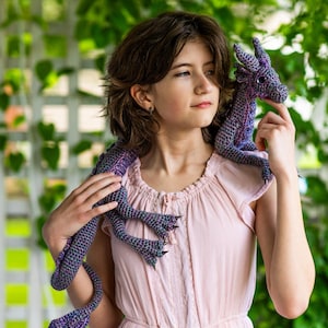 Laying Down Noodle Dragon Crochet Pattern by Crafty Intentions ...