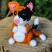 Cute Critters Set 8: Amabie Kappa Kitsune Nekomata Tanuki Crochet ...
