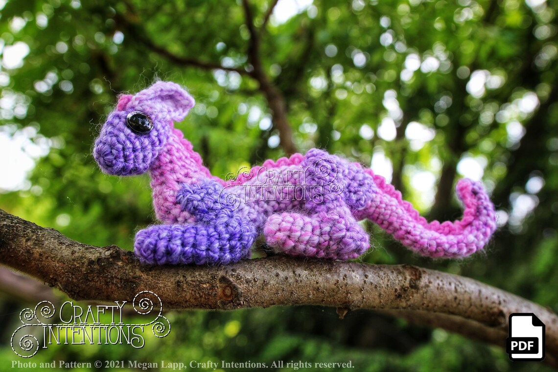Baby Luck Dragon Crochet Pattern by Crafty Intentions DIGITAL | Etsy