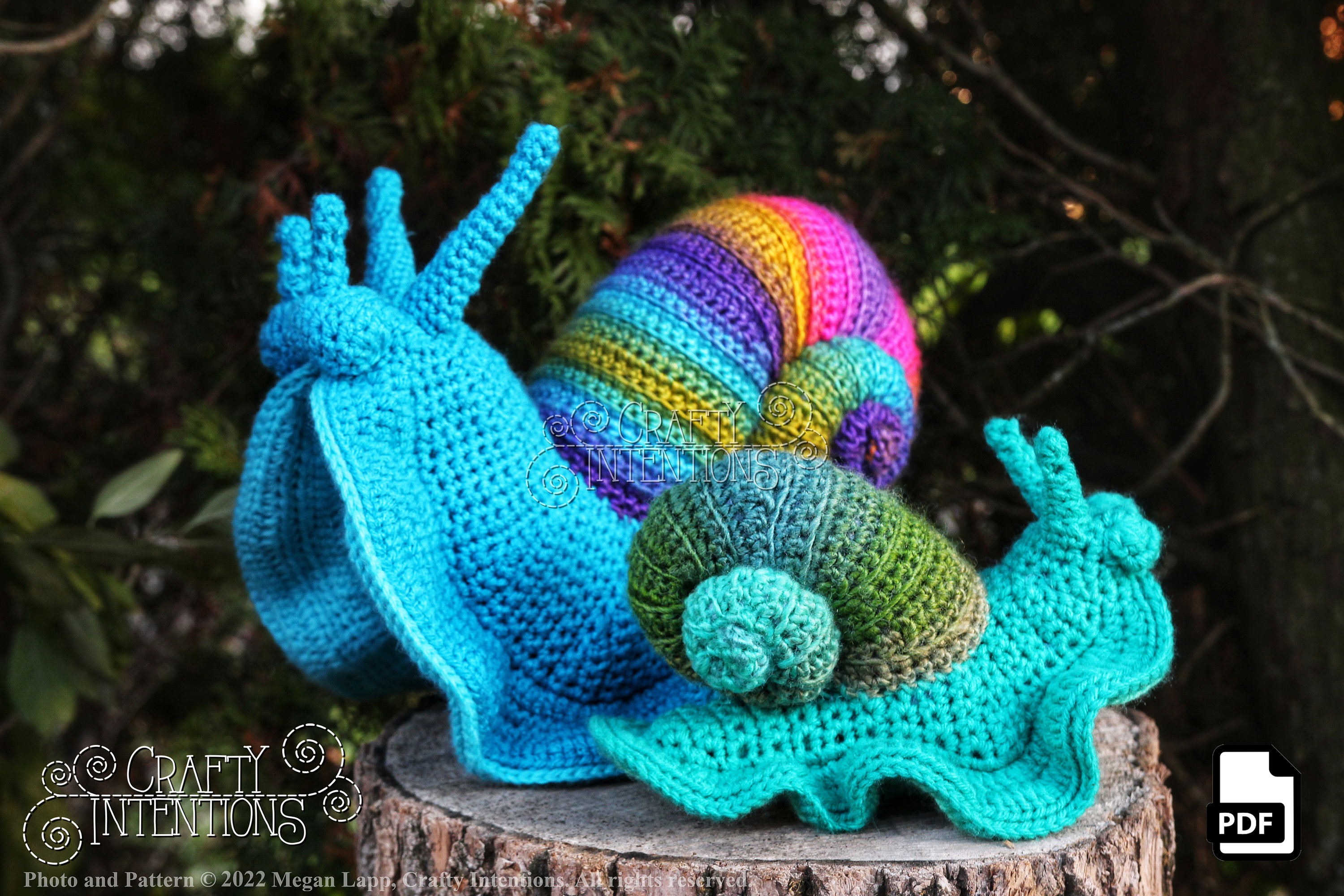 Add-on Round Snail Shell for Giant and Medium Snails Crochet - Etsy