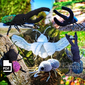 Five Beetles Crochet Amigurumi Pattern DIGITAL PDF by Crafty Intentions ...