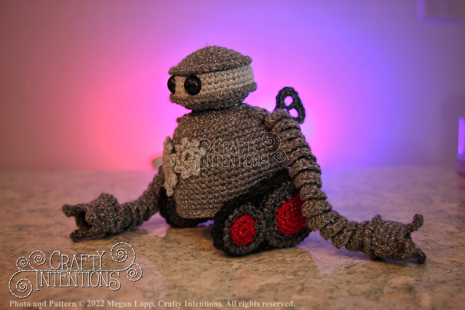 Medium Robots: Set 2 Crochet Pattern by Crafty Intentions Downloadable ...