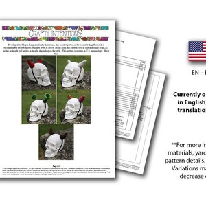 Wearable Imp Horns Set 2 Crochet Pattern by Crafty Intentions ...