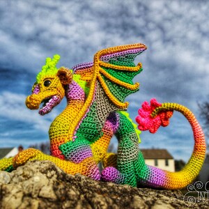 Small Eastern Dragon Crochet Amigurumi Pattern DIGITAL PDF by Crafty ...