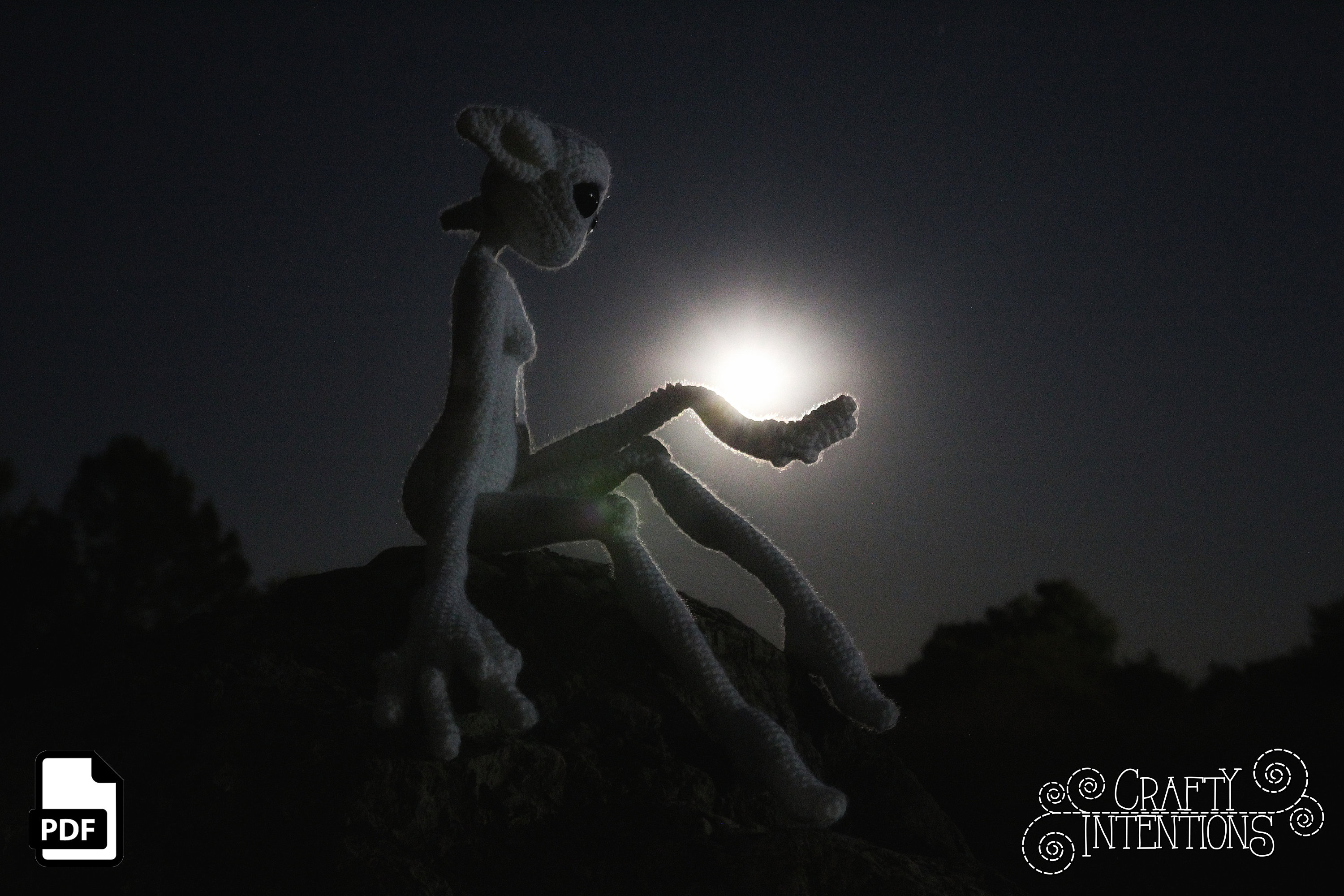 Moon Sprite Crochet Amigurumi Pattern DIGITAL PDF by Crafty - Etsy