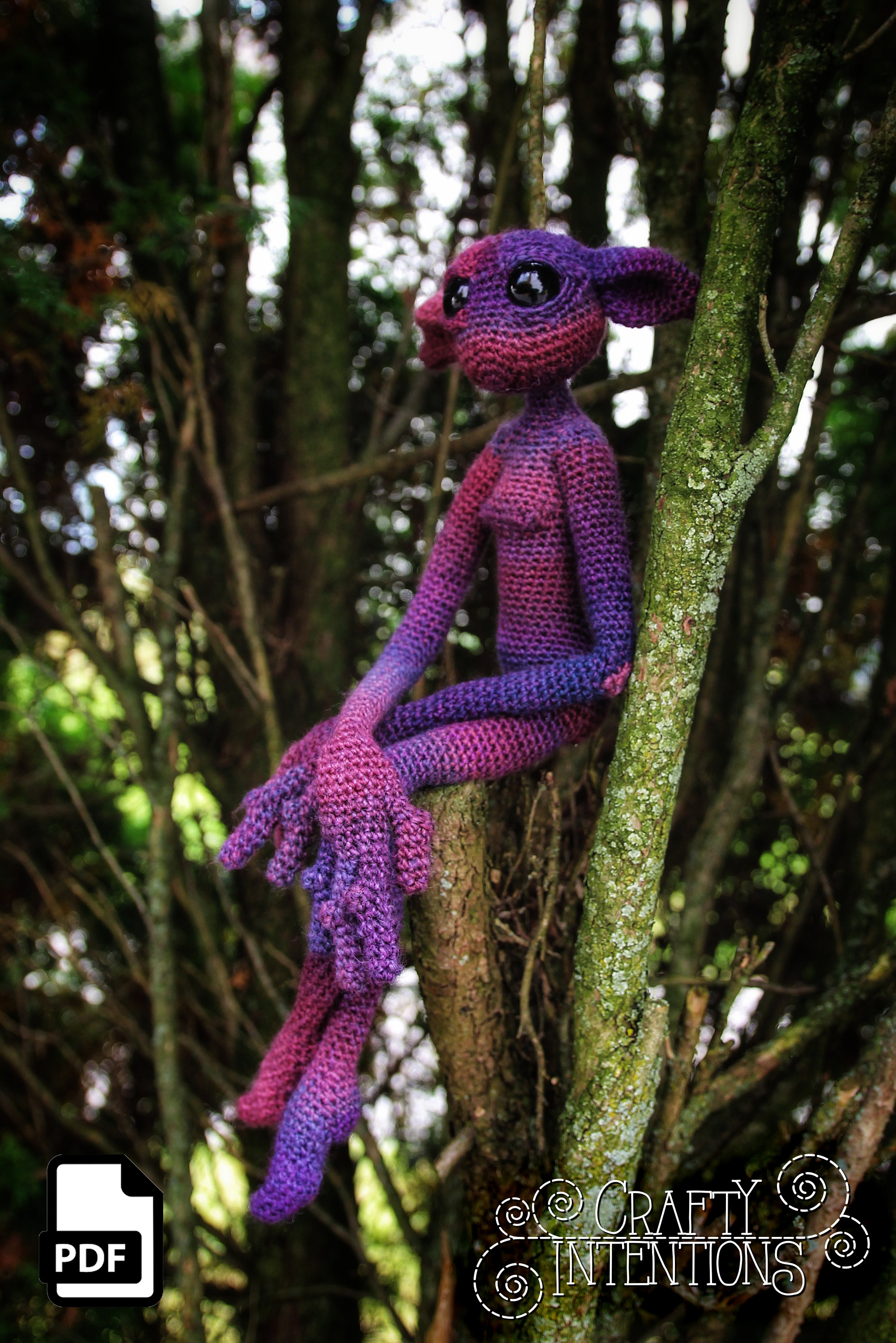 Moon Sprite Crochet Amigurumi Pattern DIGITAL PDF by Crafty - Etsy UK