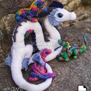 Baby Luck Dragon Crochet Pattern by Crafty Intentions DIGITAL PDF ...