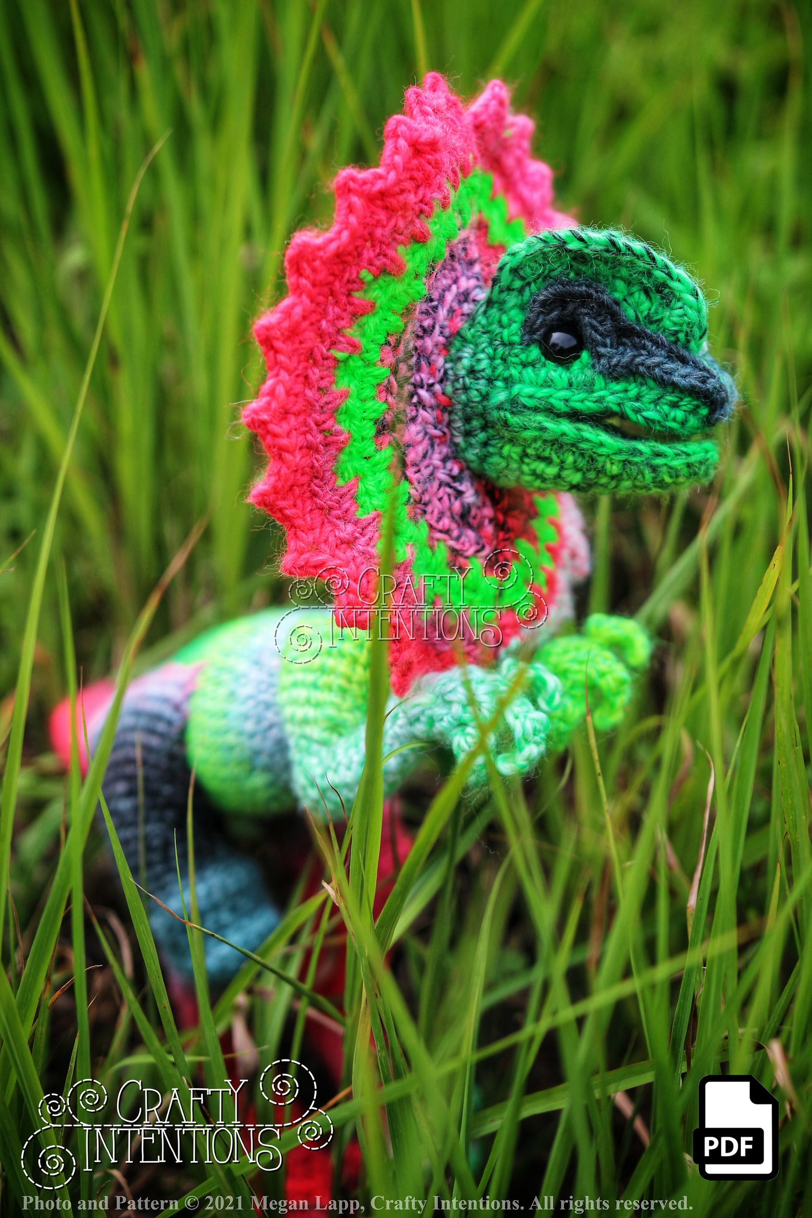 Dilophosaurus Crochet Pattern by Crafty Intentions DIGITAL PDF ...