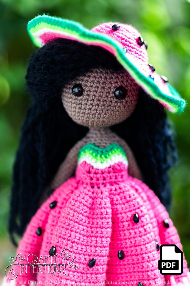 Doll Add-on: Watermelon Doll Crochet Pattern by Crafty Intentions ...