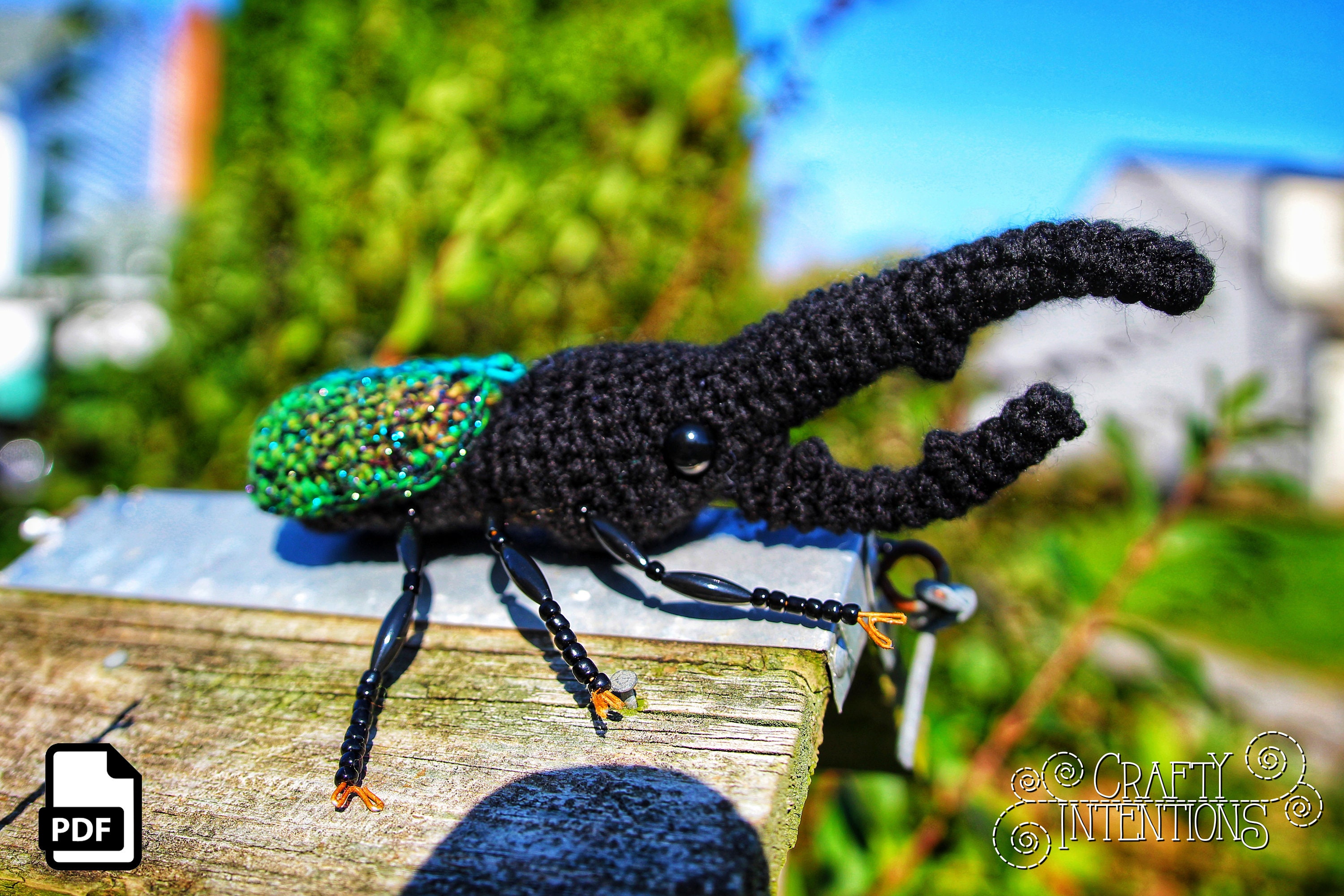 Five Beetles Crochet Amigurumi Pattern DIGITAL PDF by Crafty Intentions ...