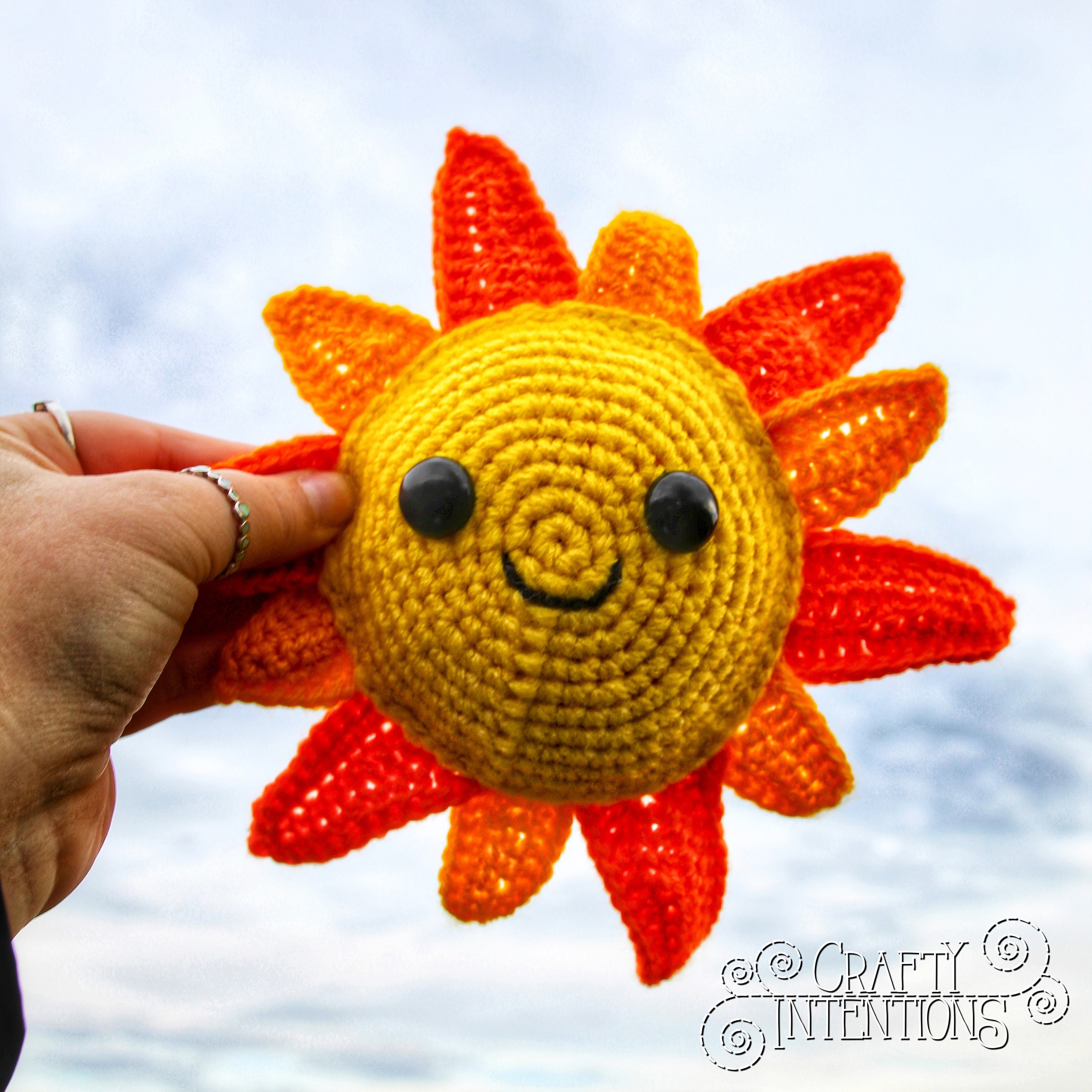 Clouds Weather Sun and Stars Crochet Pattern by Crafty - Etsy