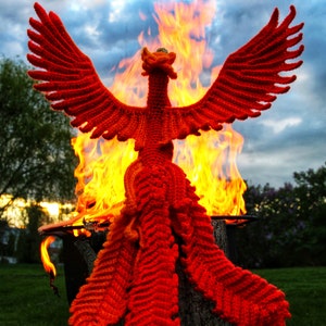 Phoenix Firebird Crochet Amigurumi Pattern DIGITAL PDF Download by ...