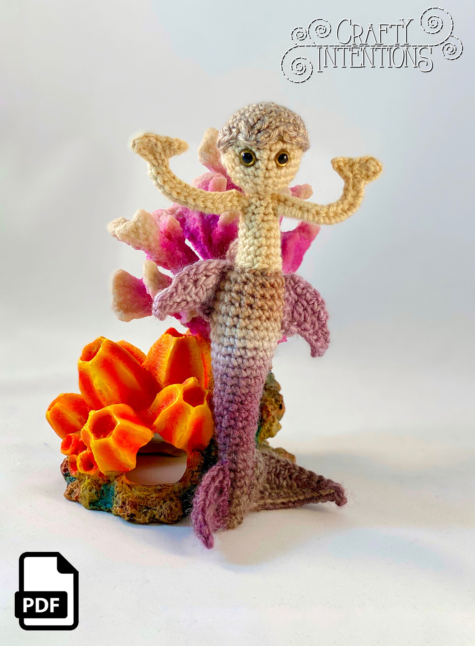 5 Little Mermaids: Goldfish, Shark, Manta Ray, Seahorse, Traditional ...